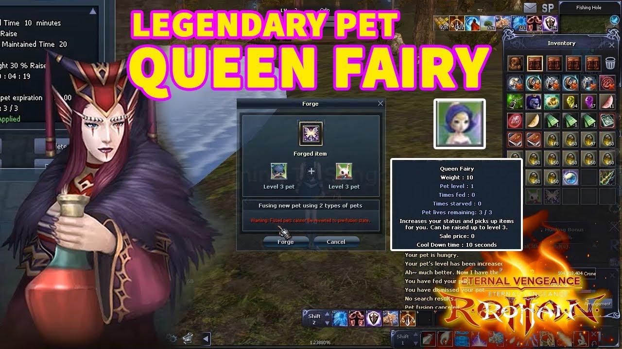 HOW TO MAKE QUEEN FAIRY PET : OFFICIAL ROHAN ETERNAL VENGEANCE - YouTube