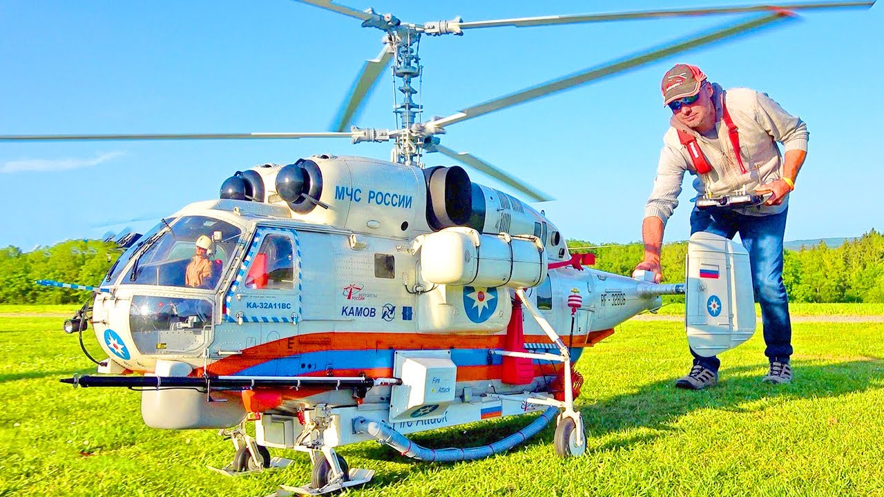 MUST SEE!! GIGANTIC RC KAMOV KA-32 RUSSIAN TRANSPORT SCALE MODEL ...