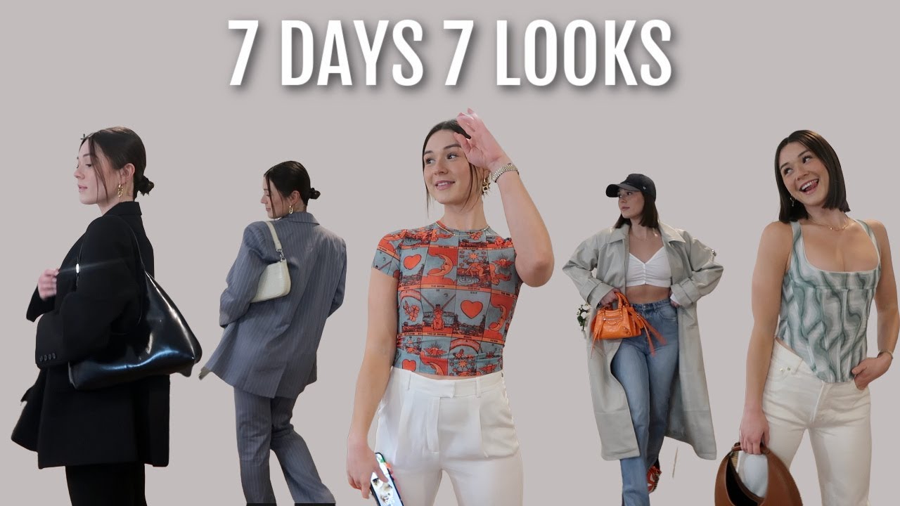 Outfit Ideas For Any Occasion | 7 Days 7 Looks | Maggie MacDonald - YouTube