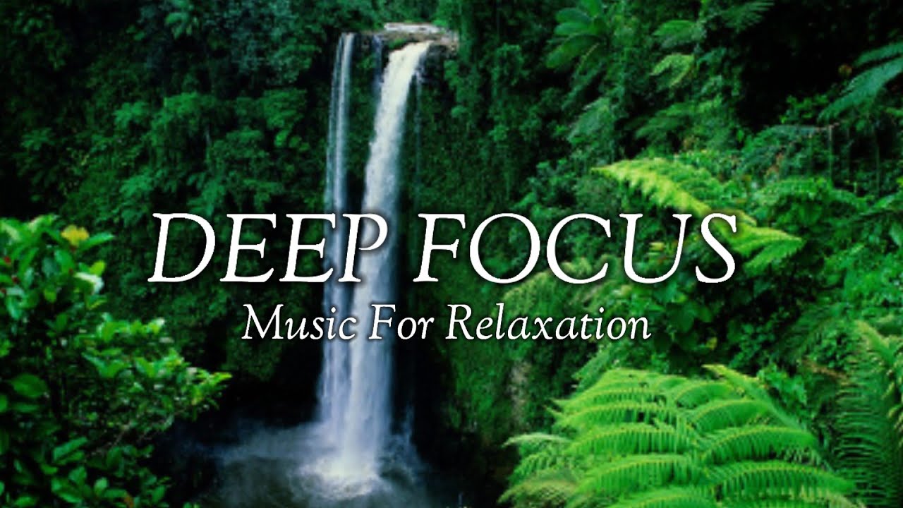 Nature Forest Waterfall & Relaxing Piano Music [Stress Relief ...