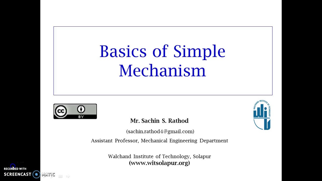 simple mechanism - YouTube