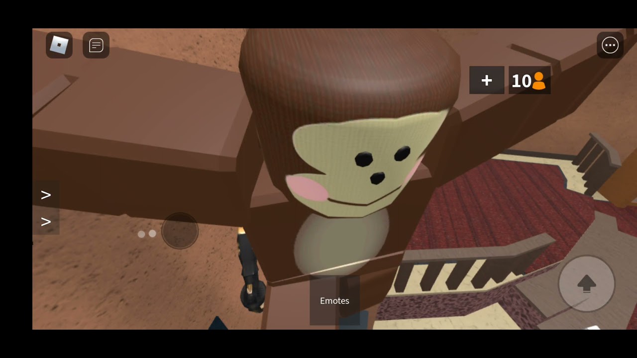 Monkey man Playing mm2 - YouTube