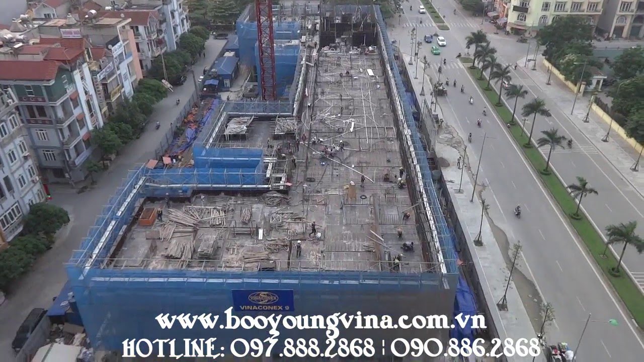 Chung Cư Booyoung Vina - Cập Nhật Tiến Độ Ngày 6-5-2016 - YouTube