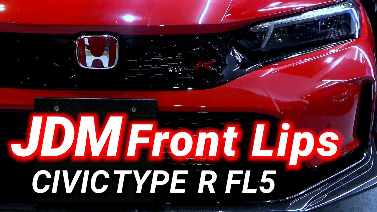 Top JDM Front Lips for Civic Type R FL5 – VARIS, MUGEN, SPOON【4K】 - YouTube