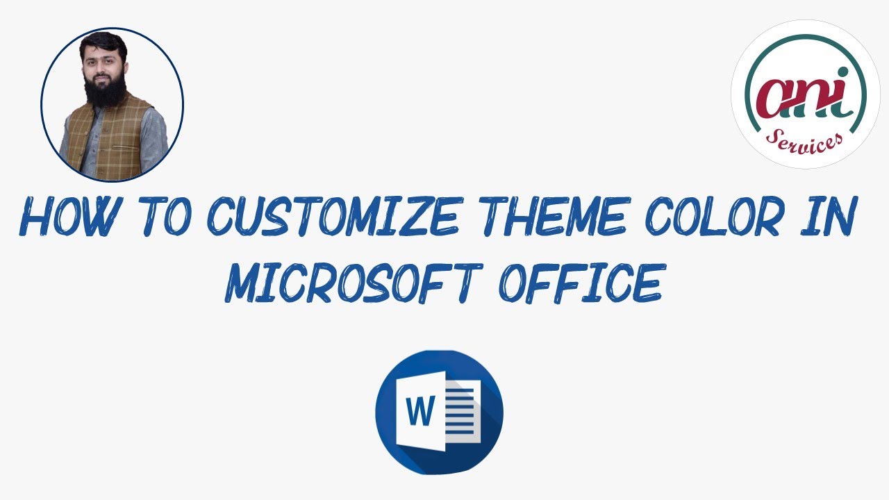 How to Customize Theme Color in Microsoft Office || How to Apply Dark ...