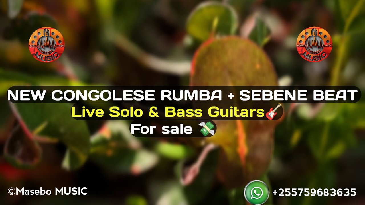 NEW CONGOLESE RUMBA+ SEBENE BEAT: Live Solo & Bass Guitars #forsale ...