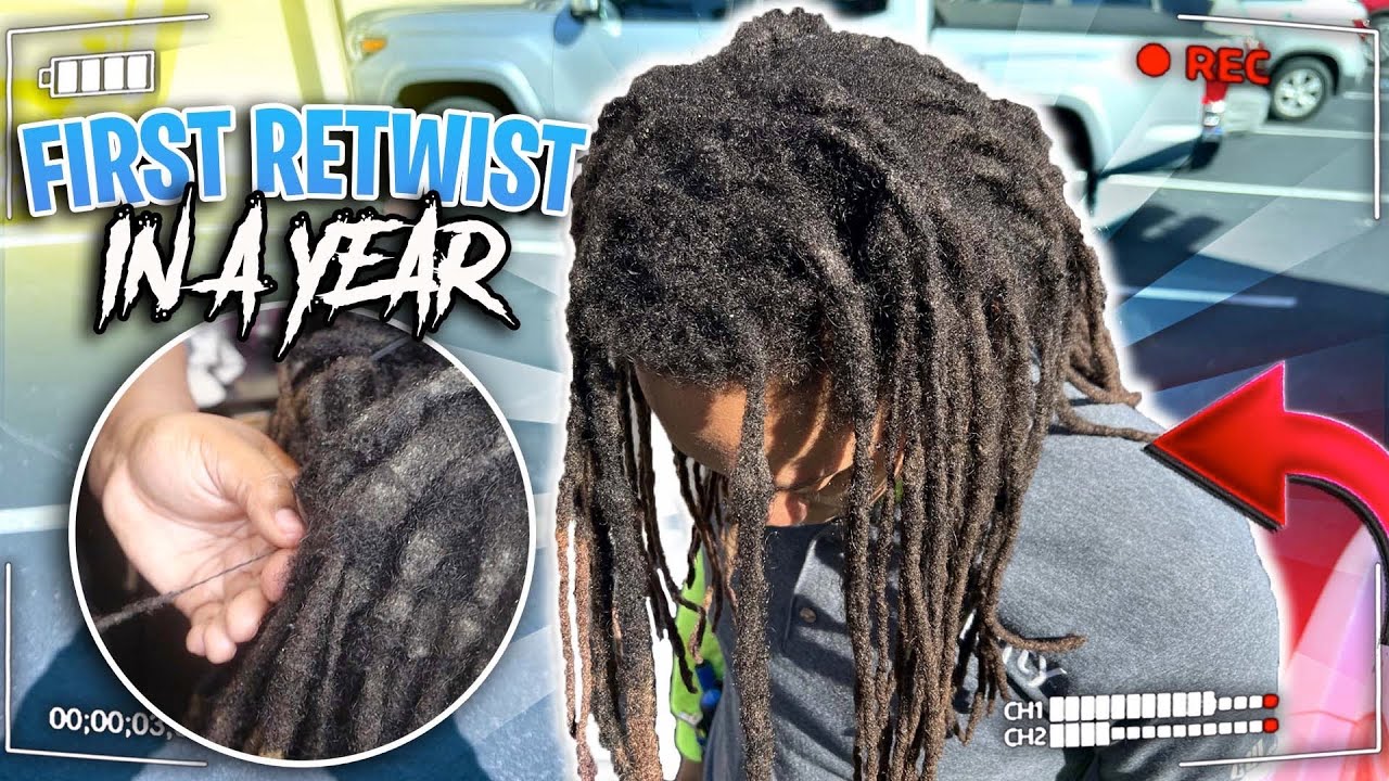 Dreadlock Transformation - First ReTwist After A YEAR | Emotional - YouTube