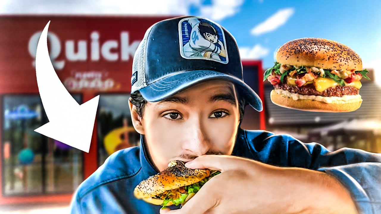 J’AI TESTÉ LE NOUVEAU BURGER DE CHEZ QUICK Le RemarQuable @Valouzz ...