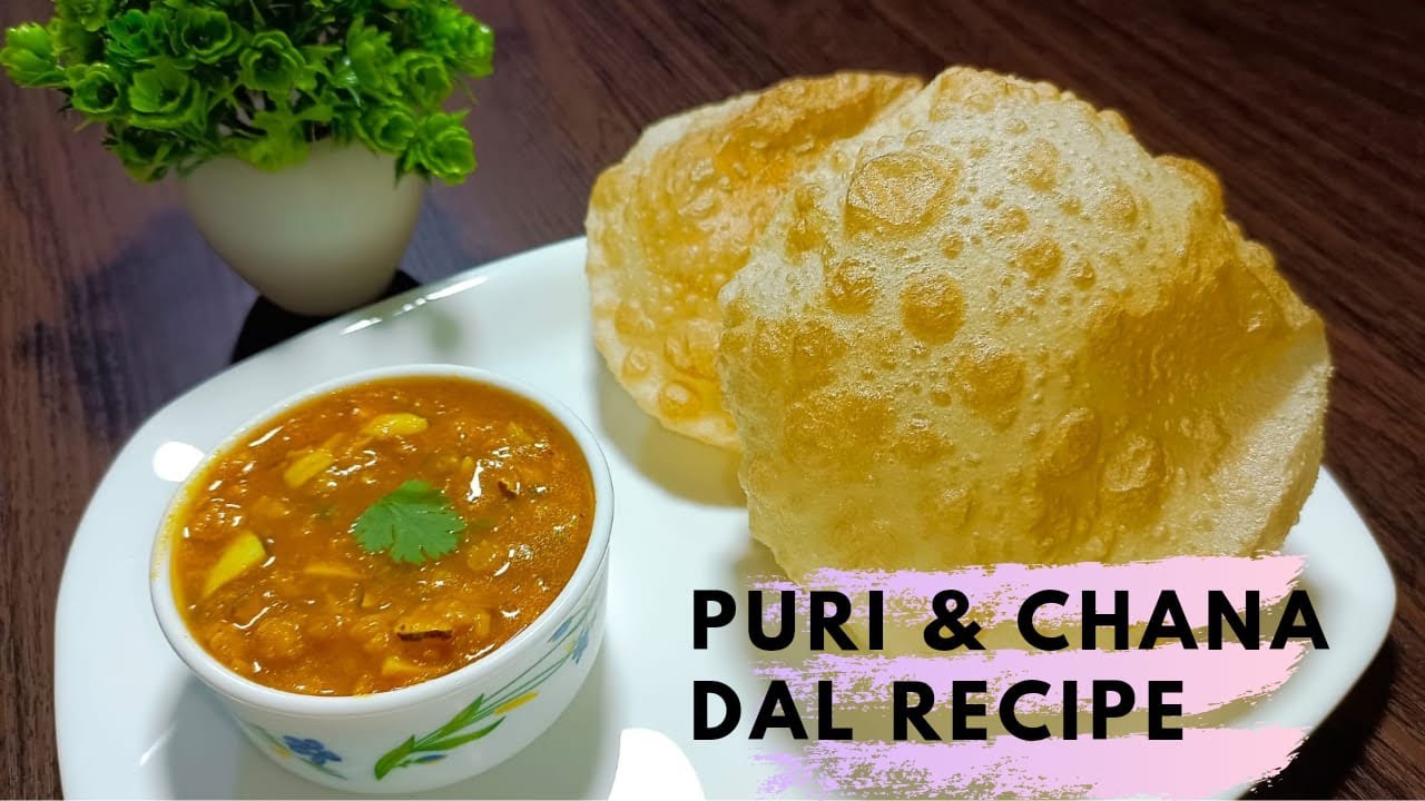 Puri & Chana Dal Recipe || Yummy Food Corner. - YouTube