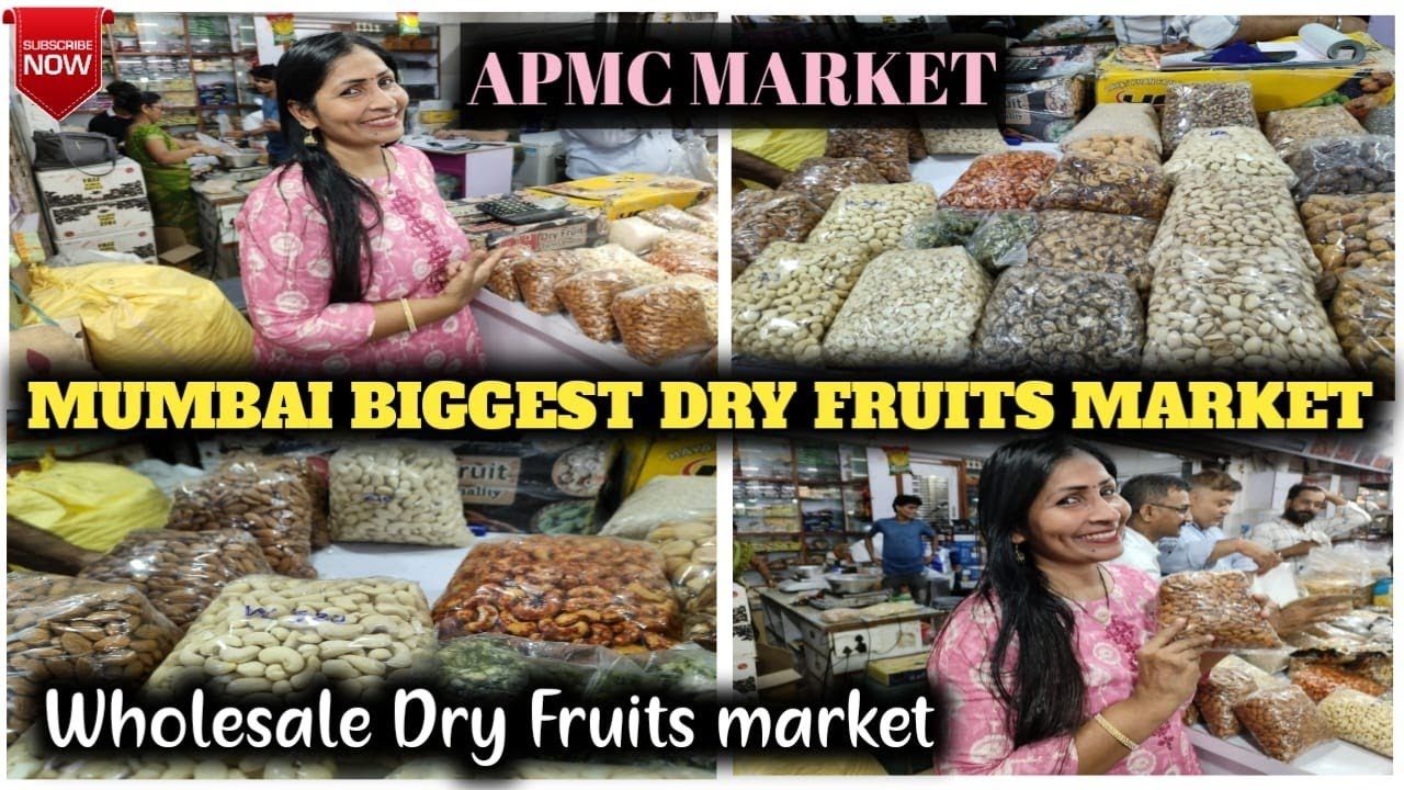 Mumbai Biggest Dry Fruits Market APMC Market Mumbai Biggest Dry Fruits Market APMC Market