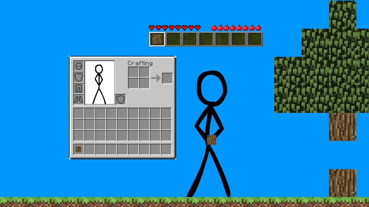 [Minecraft Animation] Stick Figure stuck in Minecraft || Preview - YouTube