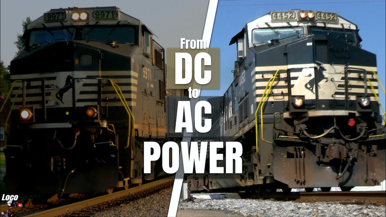 The Great Shift from DC to AC Locomotives. - YouTube