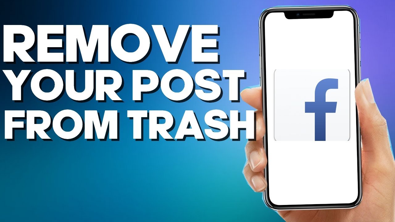 How to Remove Your Post From Trash on Facebook Lite App - YouTube