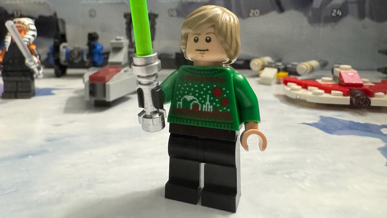 DAY 17 | Luke Skywalker Minifigure | Lego Star Wars Advent Calendar ...