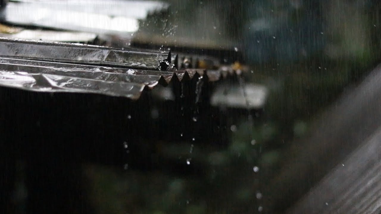 Constant RAIN Dripping on to HELP YOU SLEEP - YouTube