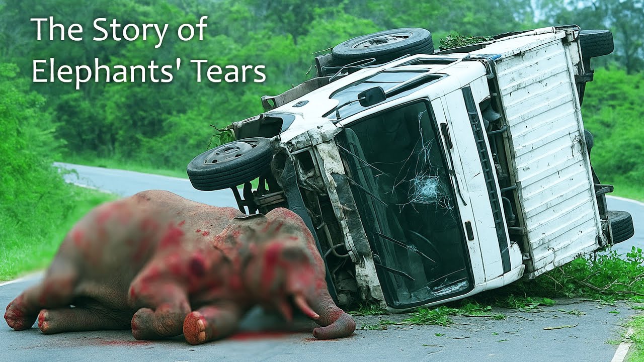 The story of elephants' tears #elephant #elephantattack#wildlife #animals #wildelephant # ...