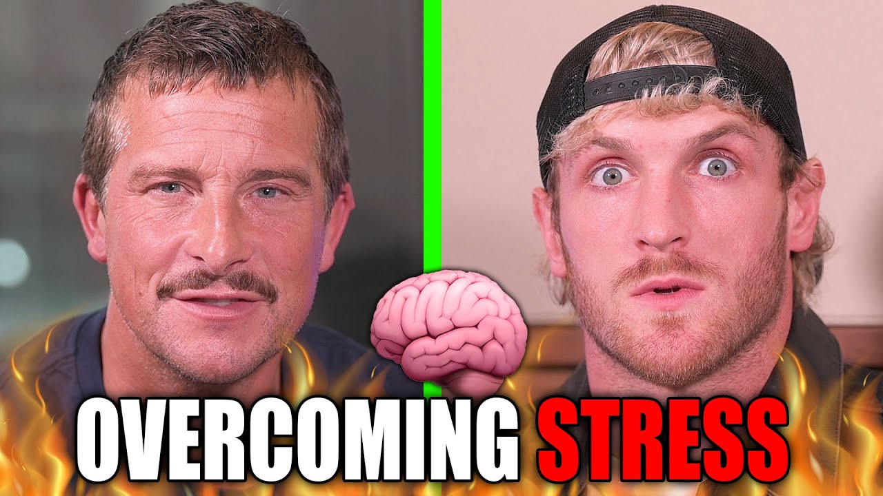 #1 Tip To Overcome Stress | Logan Paul & Bear Grylls - YouTube
