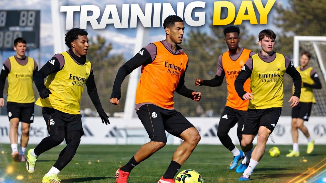 Training Day at Real Madrid 🤍🔥 | Full Focus Before the Big Match - YouTube