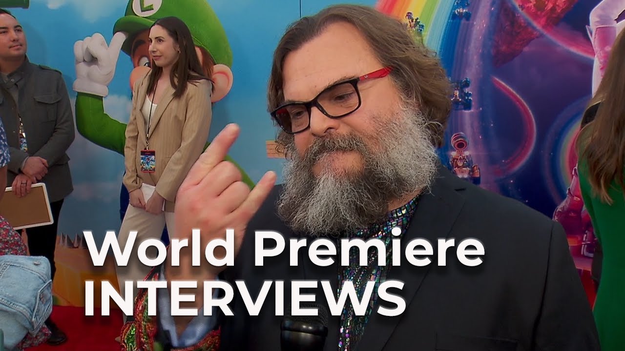 The Super Mario Bros. Movie (2023) World Premiere Interviews - YouTube