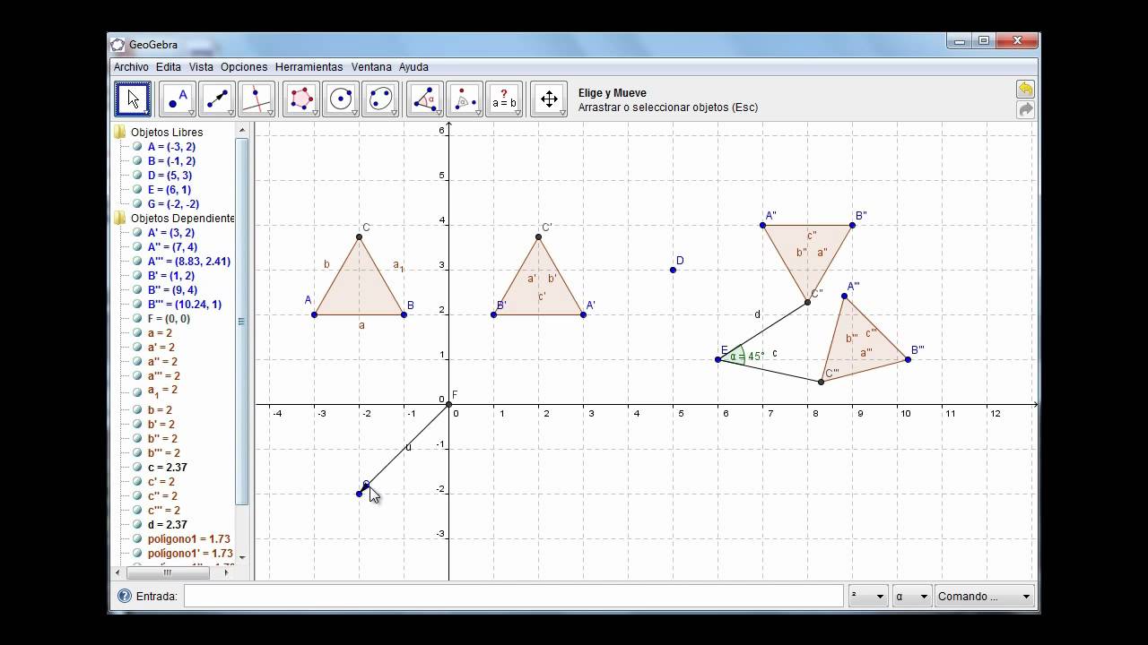 Transformaciones geométricas - YouTube