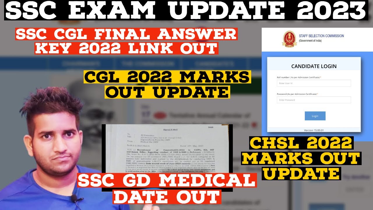 SSC CGL 2022 Final Answer key Out || CGL 2022 Marks Update || CHSL 2022 ...