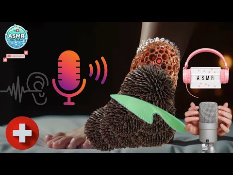 ASMR | Relaxing Foot Cleaning Sounds for Sleep & Calm - YouTube
