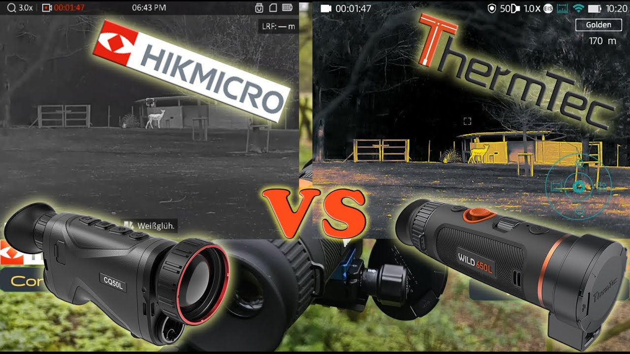 ThermTec Wild 650L vs Hikmicro Condor CQ50L Vergleich Test Top ...