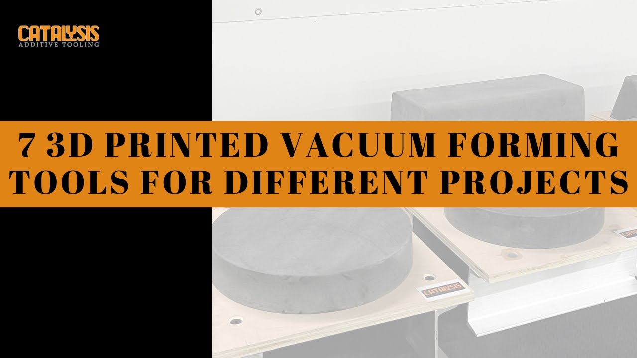 Multiple 3D Printed Vacuum Forming Tools For Different Projects - YouTube
