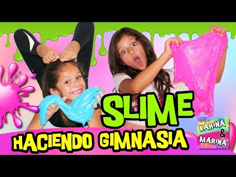 💦 SLIME haciendo GIMNASIA RÍTMICA o ARTÍSTICA  🤸‍♀️ El mejor Gymnastics SLIME CHALLENGE del MUNDO