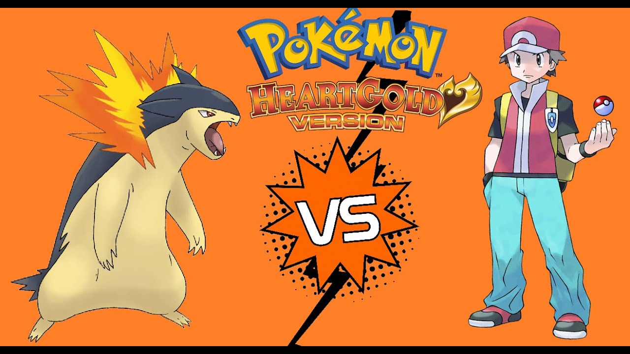 Pokémon HeartGold | VS - Trainer Red | Only Typhlosion - YouTube