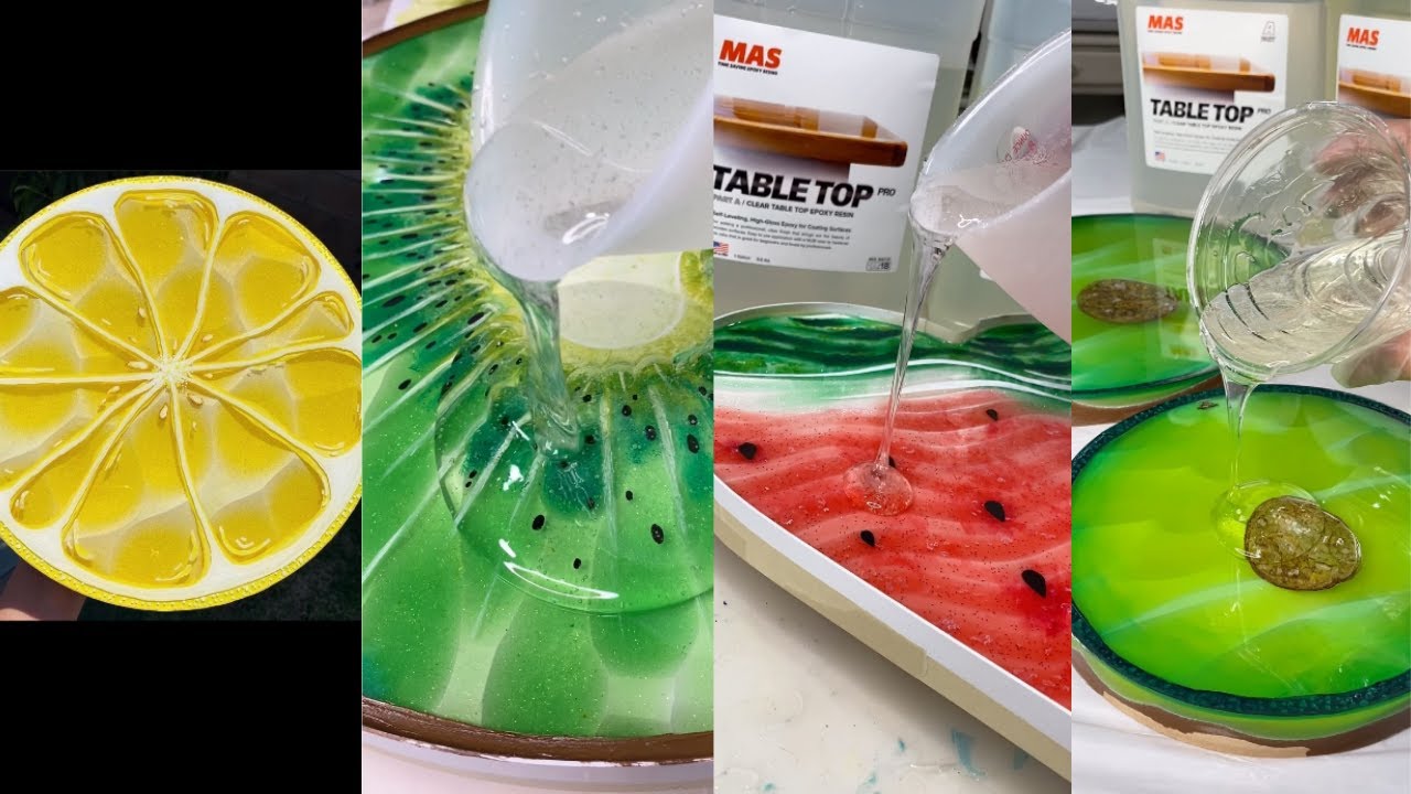 Resin Fruit | Resin Fruit Slices | Resin Art Fruit | Epoxy Resin Fruit ...