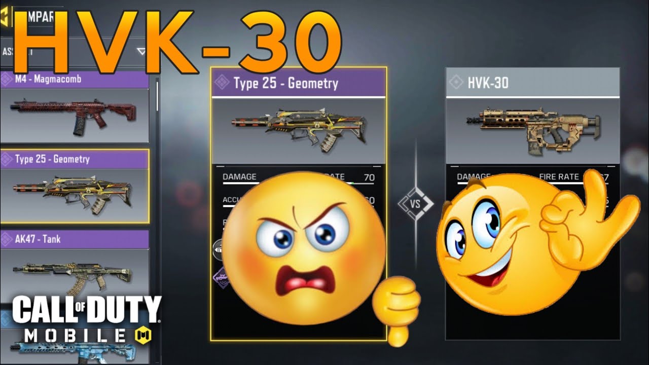 *NEW* HVK-30 BEST ASSAULT RIFLE in Call of Duty Mobile - YouTube