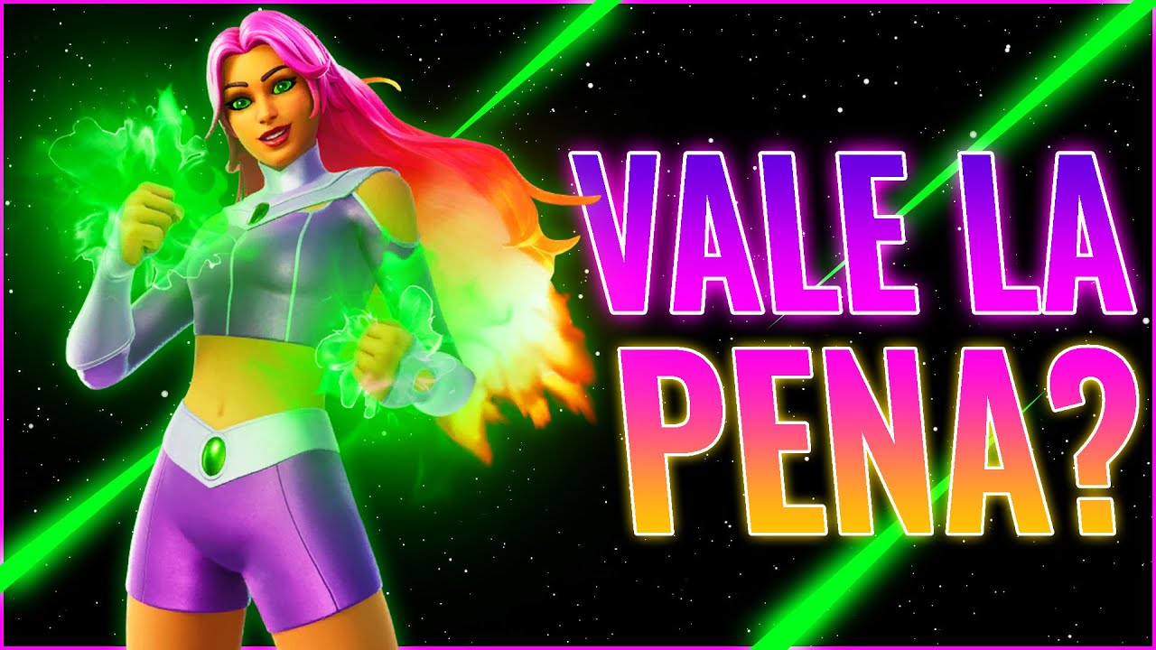 *VUELVE DC!* NUEVA SKIN STARFIRE GAMEPLAY Y REVIEW EN FORTNITE! ¿VALE ...