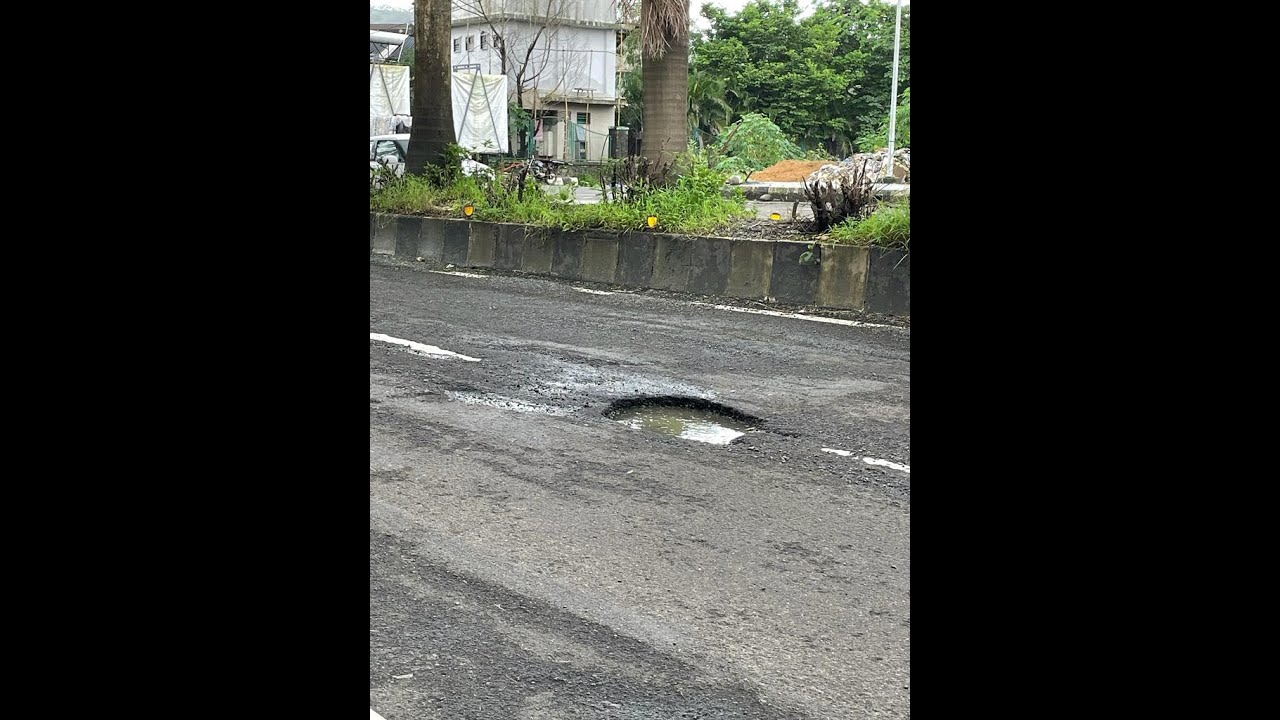 How and why potholes form in road during rain - YouTube