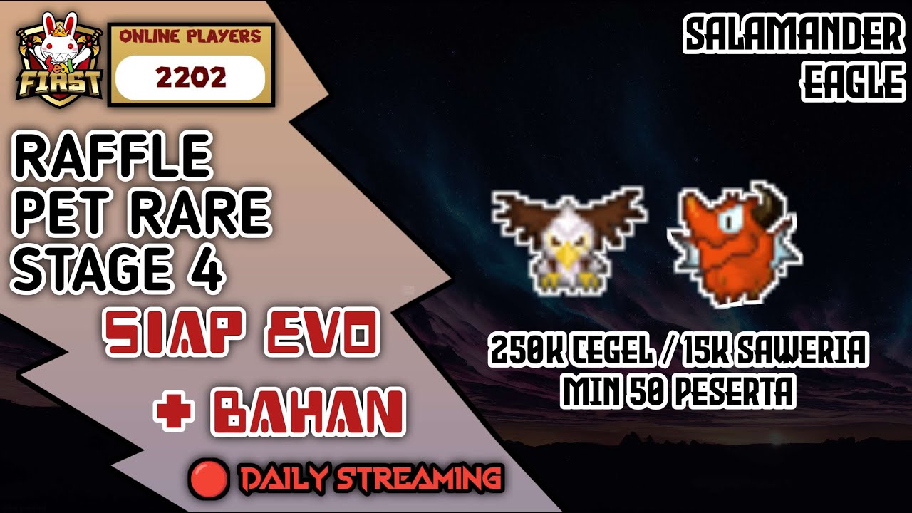🔴 [ LIVE ] SEAL FIRST - RAFFLE EAGLE & SALAMANDER SIAP EVO + BAHAN ...