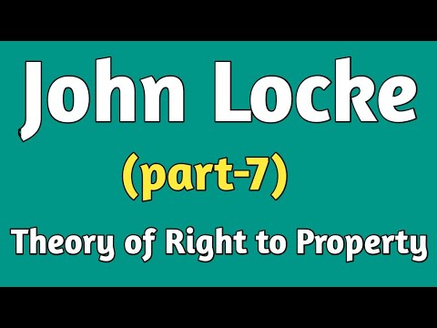 john locke theory of property - YouTube