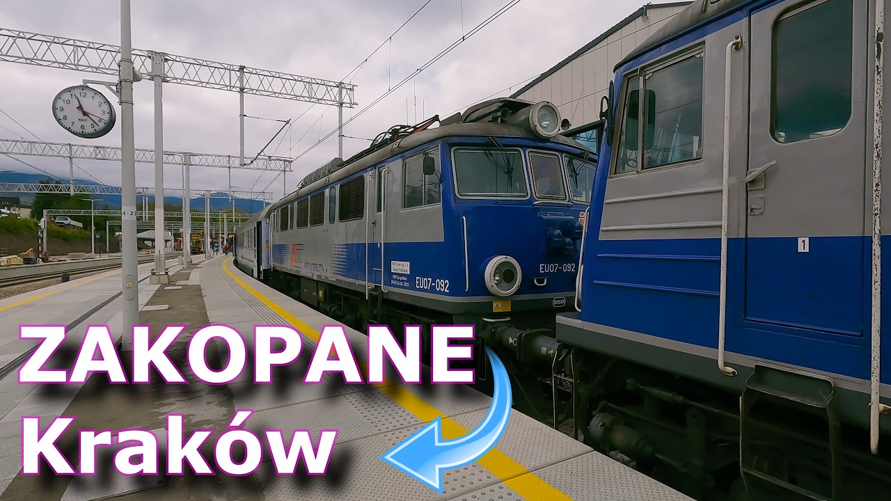 Train from Zakopane to Krakow / One of the most beautiful routes in ...