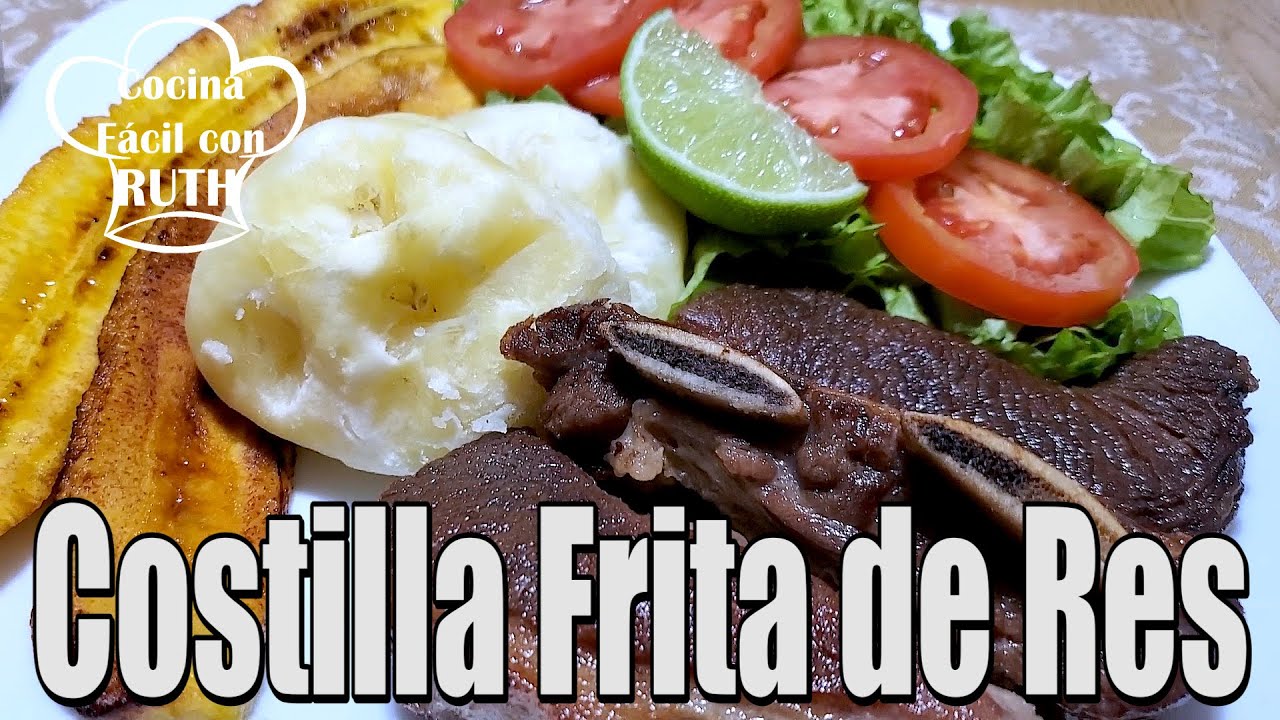 COSTILLA FRITA DE RES ¡¡Crocante y delicioso!! - YouTube