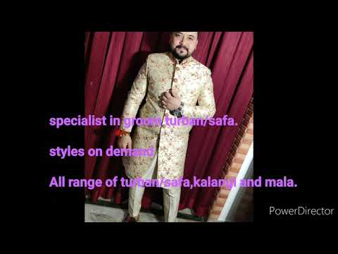 Groom turban/safa tying service...by sachdeava's