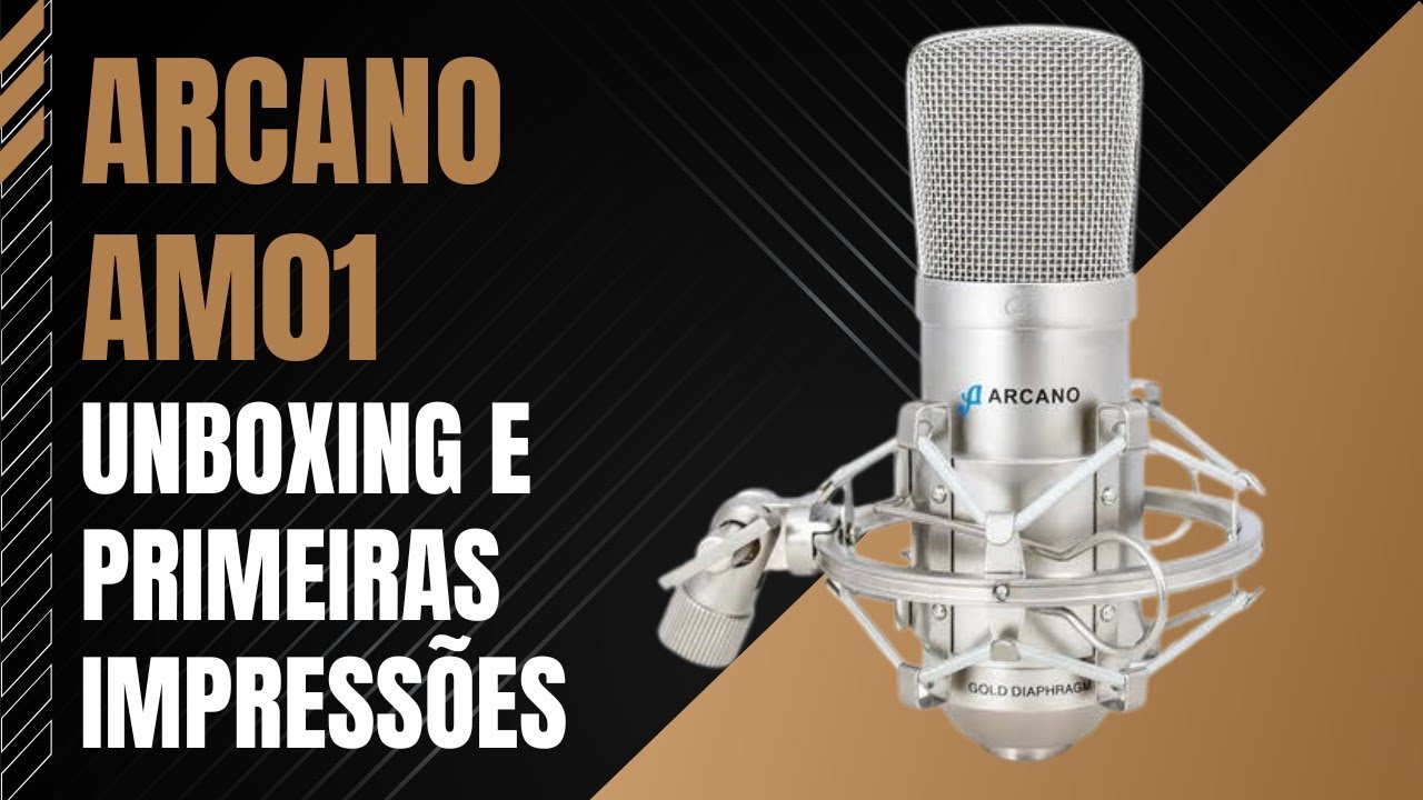 Microfone Arcano AM01 - Pra quem quer QUALIDADE gastando POUCO - YouTube