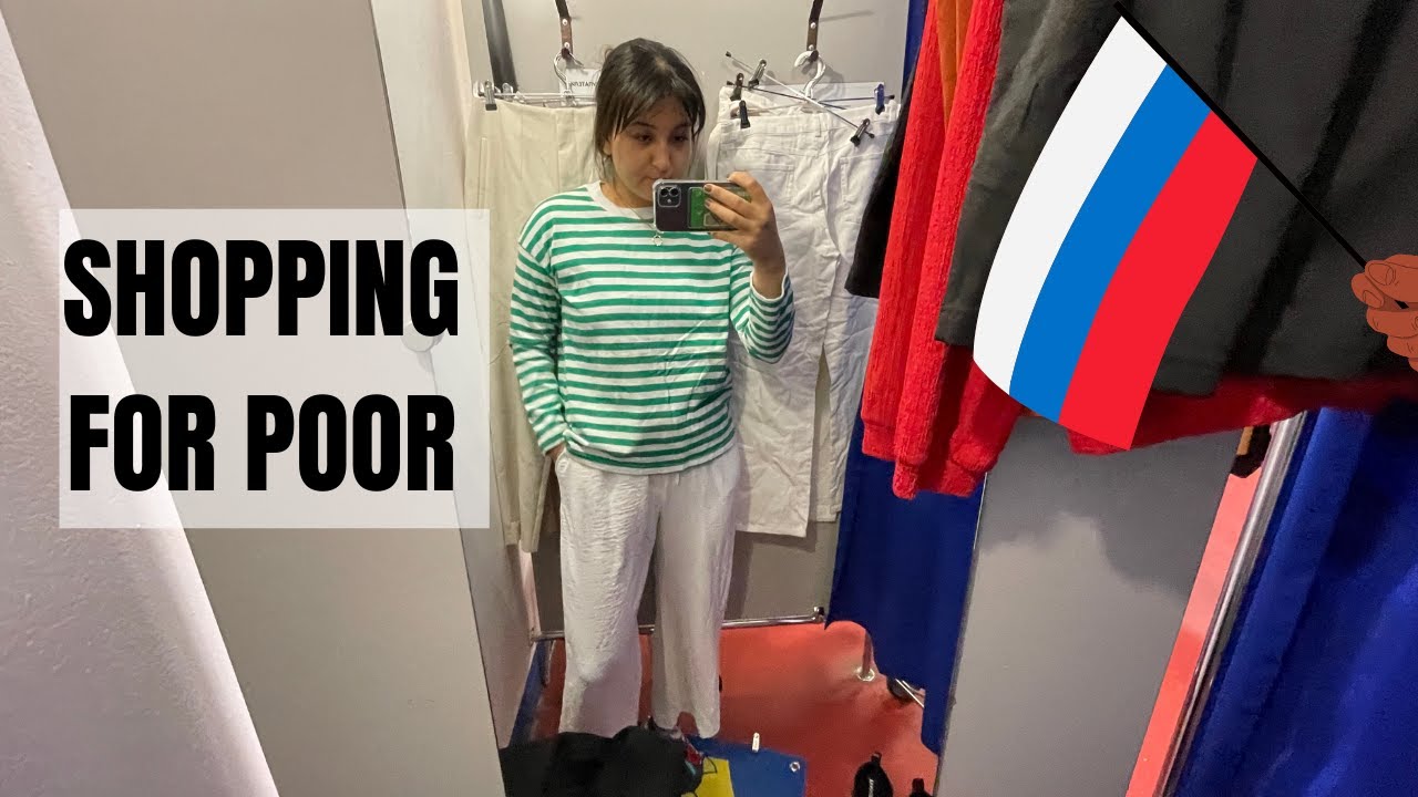 Second-Hand Shop / Thrift Shop / Russian Clothes Shopping / Living in ...