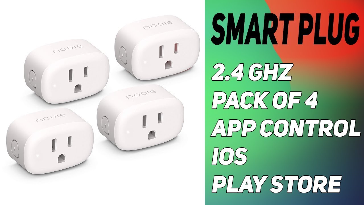 Nooie Smart Plug with Google home and Alexa Intergration - YouTube