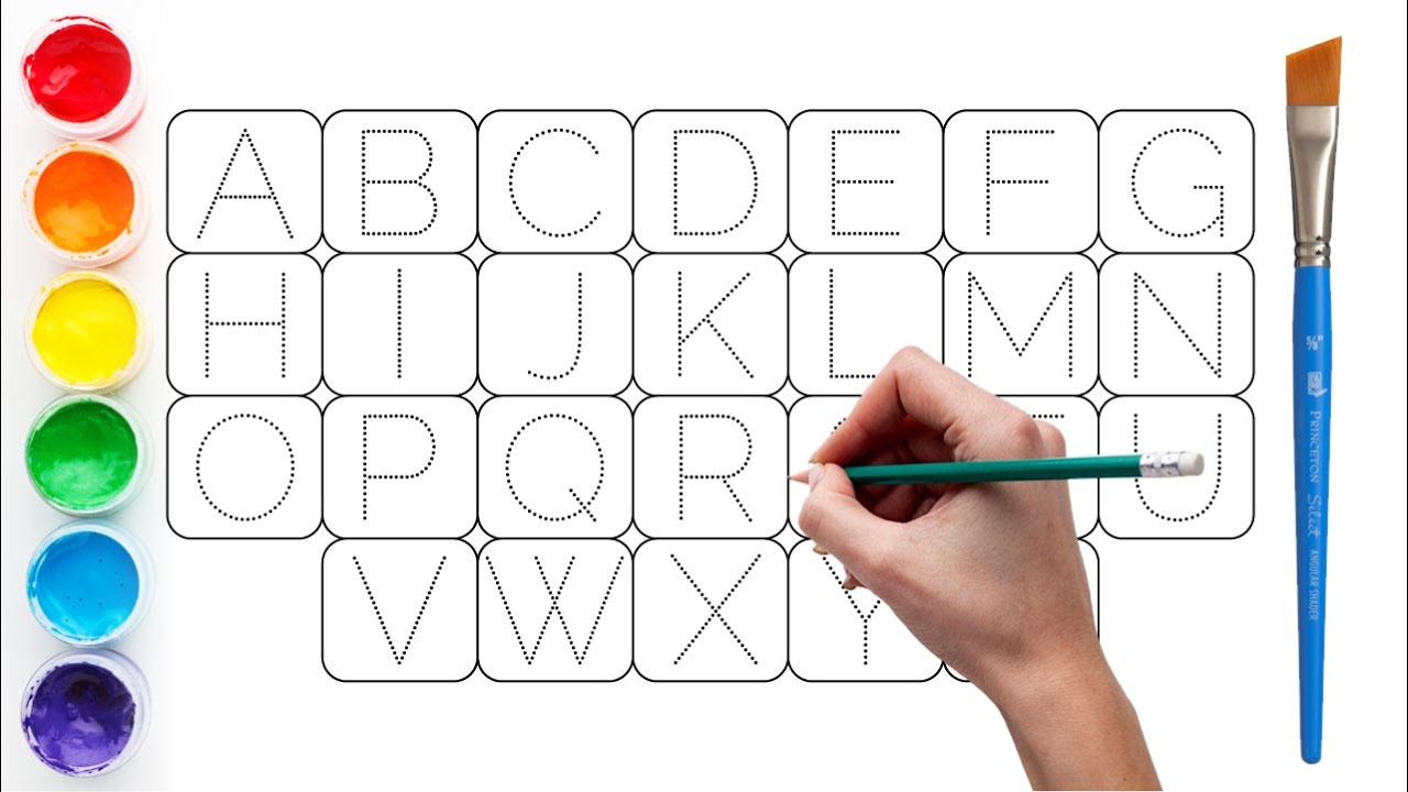 ABC for Kids | Alphabet writing for kids | A to Z | Write the alphabet ...