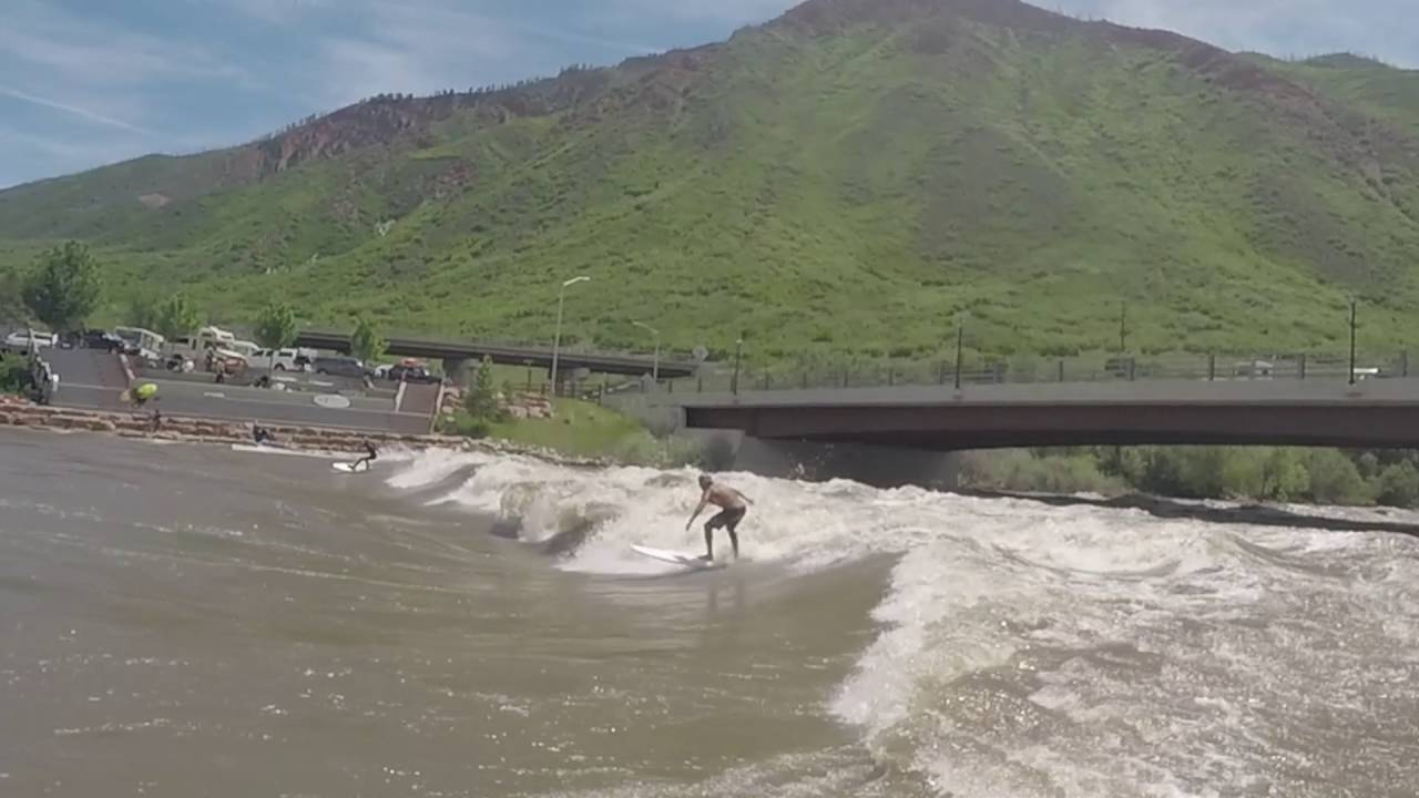 Chuck Patterson surfing Glenwood Springs Wave at 17,000 CFS - YouTube