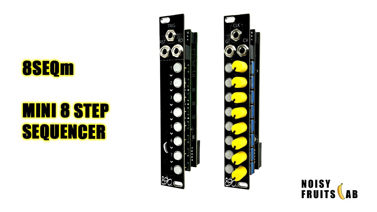 8SEQm - Mini 8 Step Sequencer for Eurorack Synthesizer - YouTube