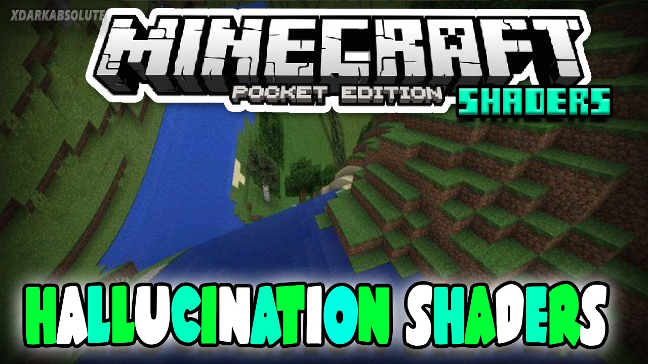 Minecraft PE 0.14.0 - Hallucination Shaders (Pocket Edition) - YouTube