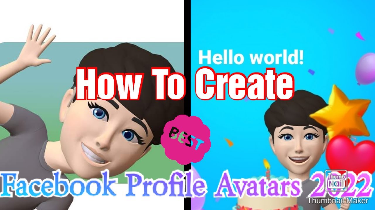 How to create best facebook profile avatars 2022//Create carton profile ...