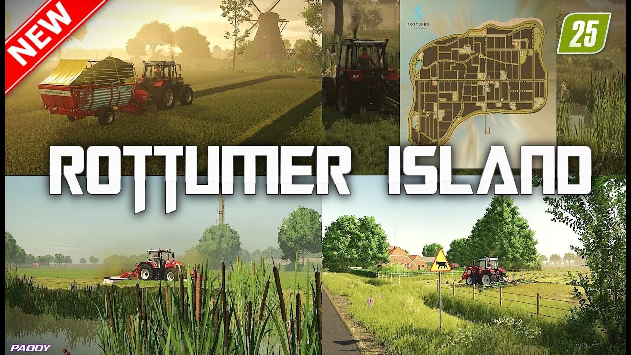 LS25🆕NEW MAP: Rottumer Island für PC #FS25 #LS25 - YouTube