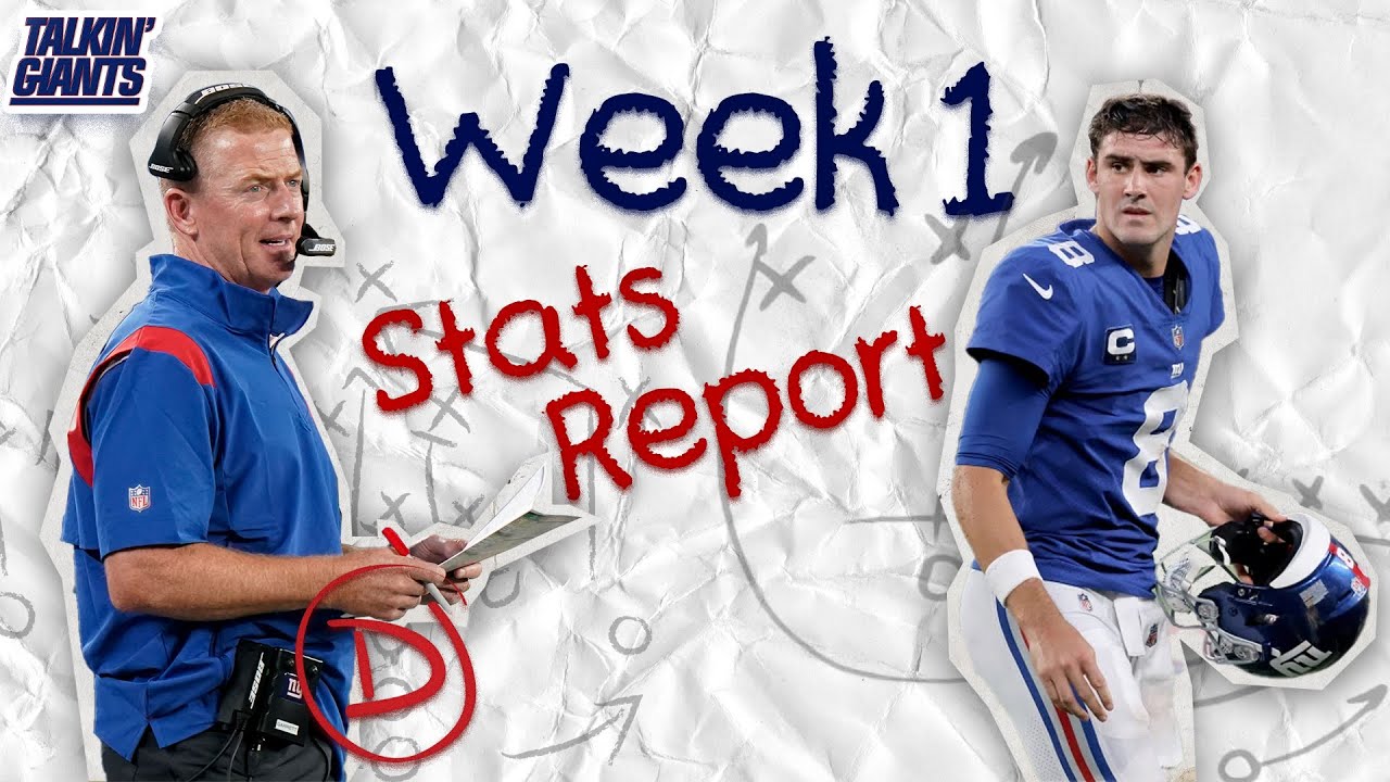Giants Week 1 Stats Report - YouTube