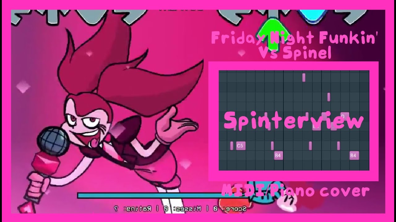 Friday Night Funkin' Vs Spinel - Spinterview MIDI/Piano cover - YouTube